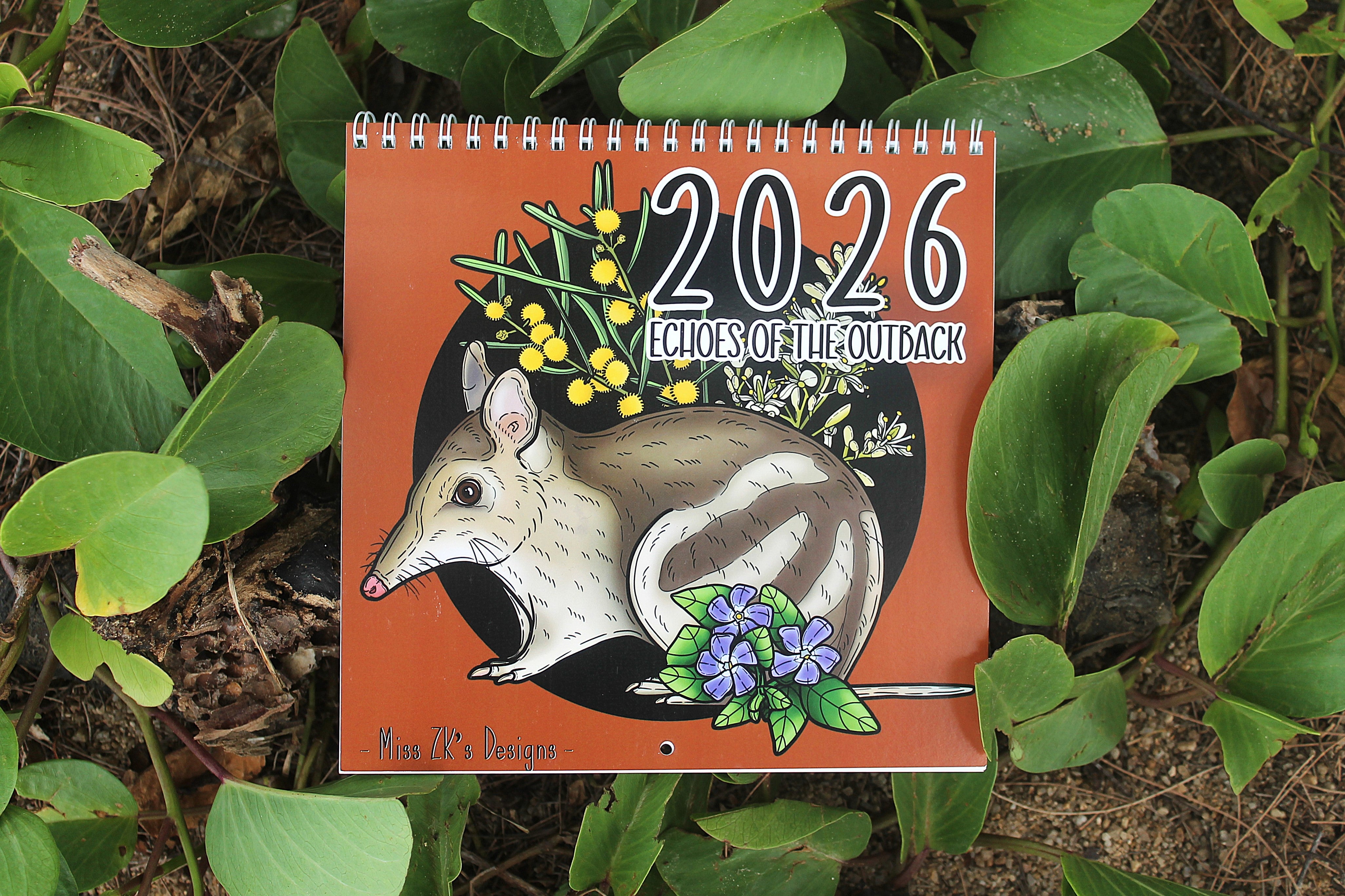 2026 Echoes Of The Outback Calendar – Miss ZK's Designs